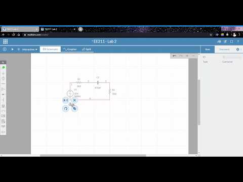 Creating Circuits using Multisim online circuit simulator