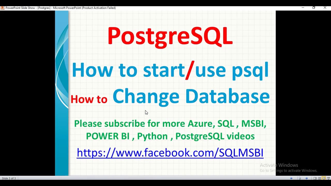 Postgresql Tutorials | how to start psql postgres | postgresql command prompt| How to use psql Shell