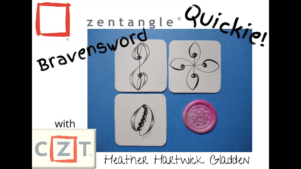 Bravensword | Zentangle® Quickie
