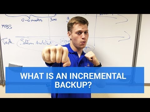 What is an Incremental Backup? One-Minute Drill #1