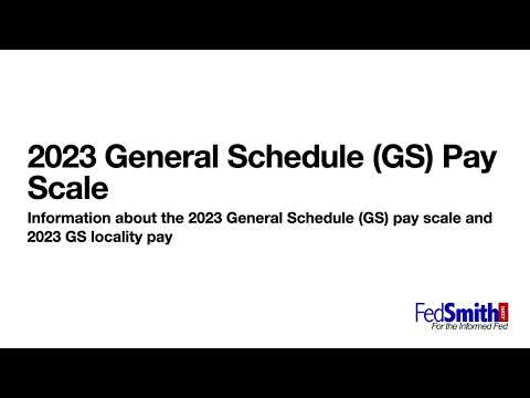 2023 GS Pay Scale