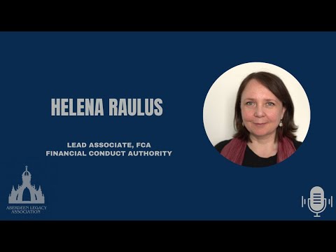 Helena Raulus - Lead Associate at the Financial Conduct Authority (FCA)