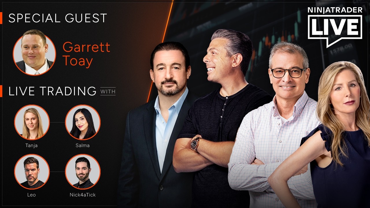 NinjaTrader Live | Futures Trading + Analysis | Garrett Toay, Tanja + Salma, and Leo + Nick (4/6/23)