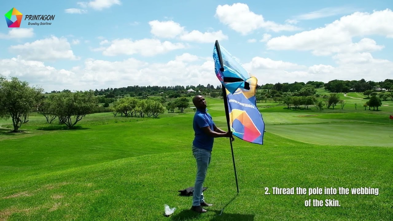 How to Assemble the Telescopic Banner