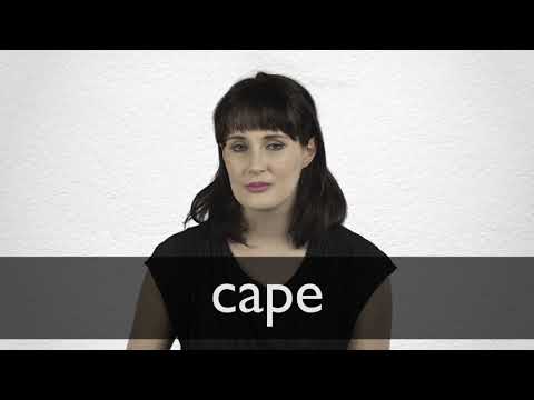 CAPE definition and meaning | Collins English Dictionary