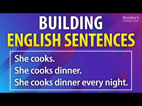 English Sentence Building Practice: From Short to Long