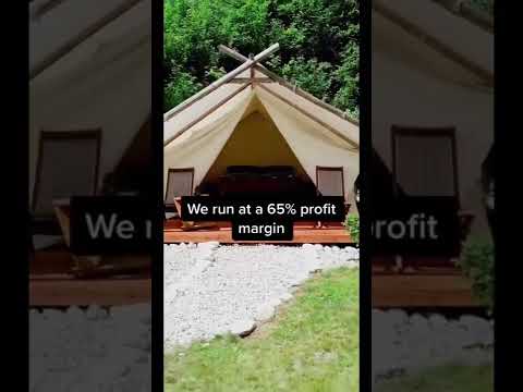 $2800 tent earns 5k a month on Airbnb #shorts #realestate