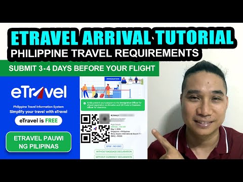 LATEST ETRAVEL ARRIVAL REGISTRATION PHILIPPINES | ETRAVEL GOV PH TUTORIAL 2025