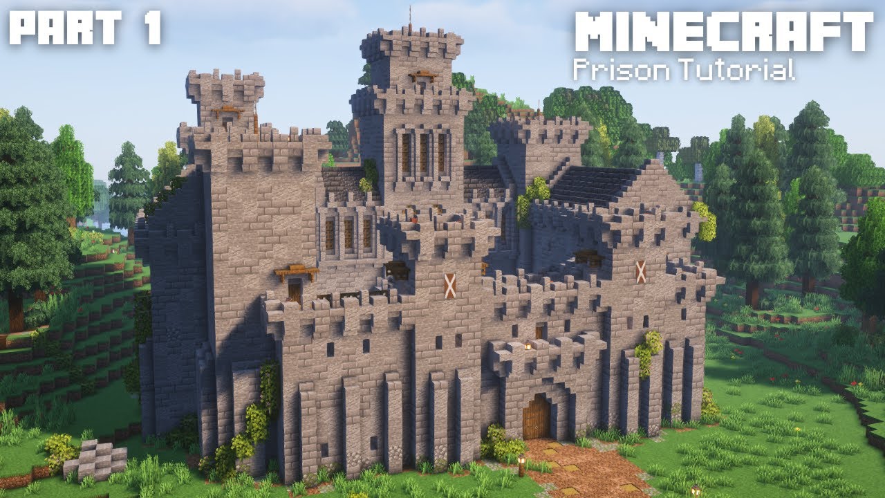 Minecraft: How to Build a Medieval Prison | Tutorial | Part 1 ...