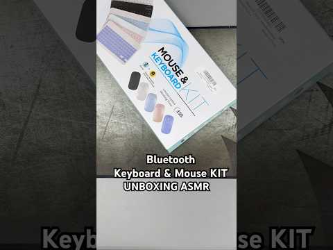Bluetooth Mouse & Keyboard KIT Unboxing ASMR #shorts #keyboard #mouse #keyboardandmouse #bluetooth