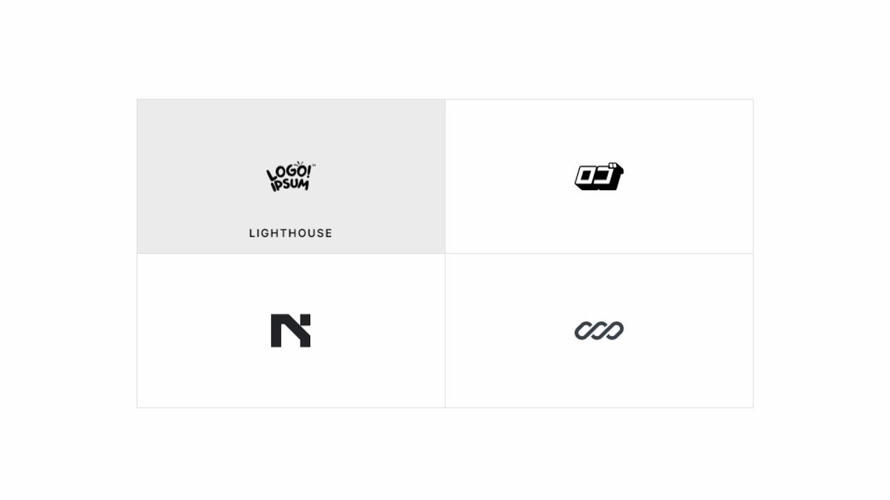 Minimalist Logo Grid Card Hover Interaction in Webflow