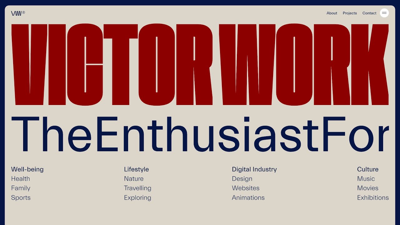 Victor Work - A creative Developer & Designer