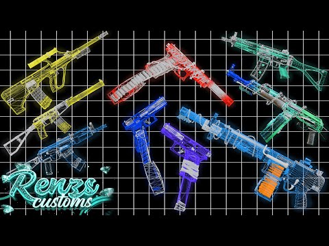 BEST NEW CUSTOM Wire Frame Weapon Pack | High Quality | Optimized | FIVEM | FIVEMGUNS GUNPACK