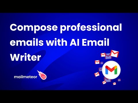 Compose professional emails with AI Email Writer