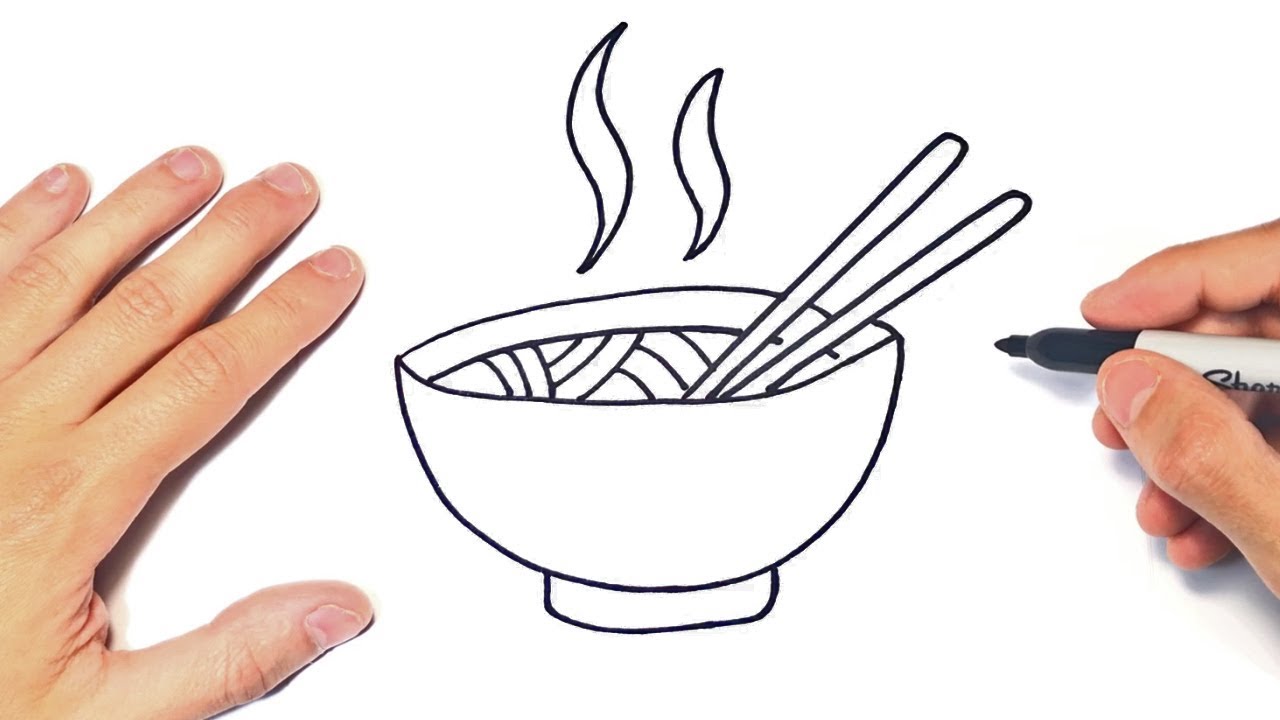 How to draw a Soup Step by Step | Soup Drawing Lesson