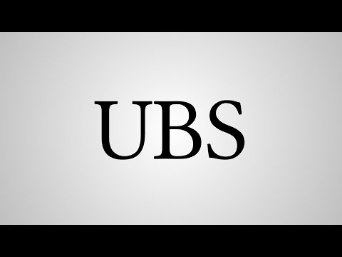 What Does "UBS" Stand For?