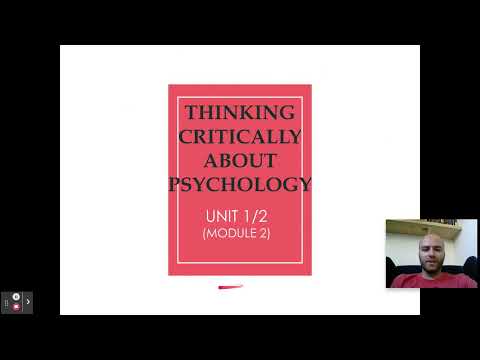 Critical Thinking in Psychology