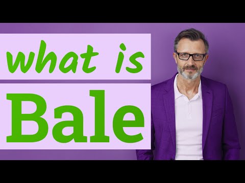 Bale | Definition of bale