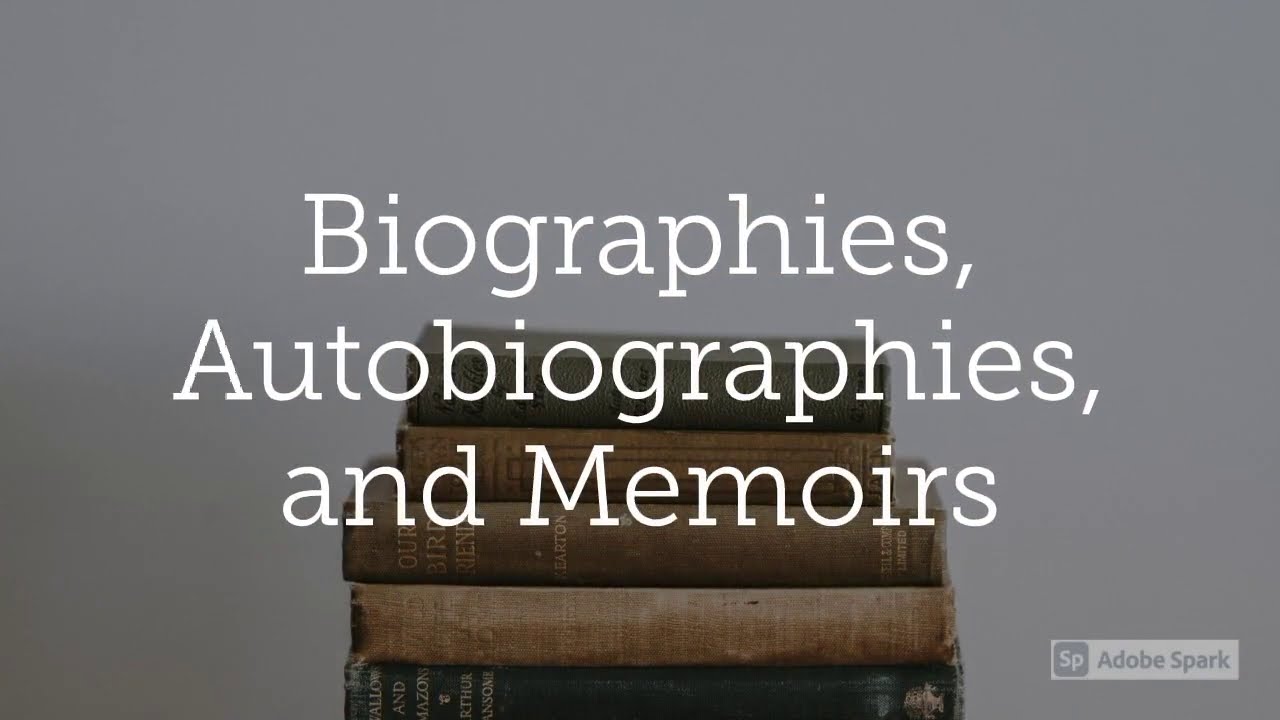 Nonfiction Genre Presentation (Biography, Autobiography, Memoir)