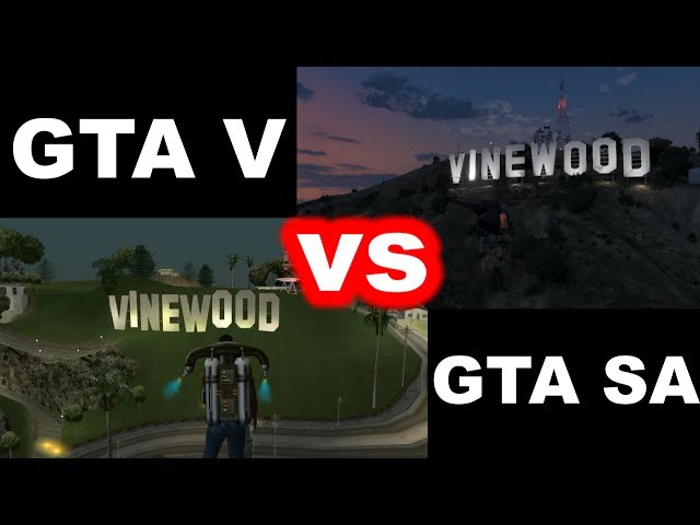 Gta San Andreas Map Vs Gta 5 Map Comparison