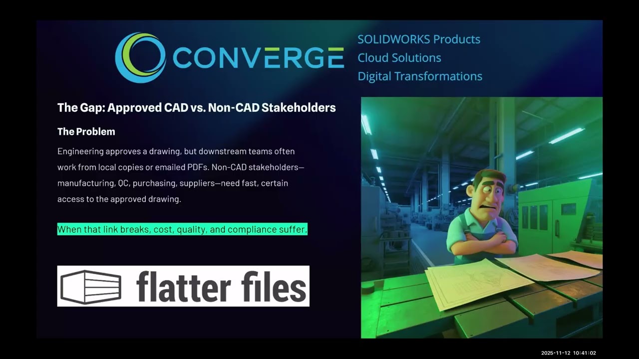 Converge 3 Pillars Webinar #5 - CAD Data Distribution with Flatter Files