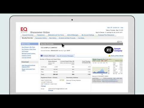 EQ Shareowner Online