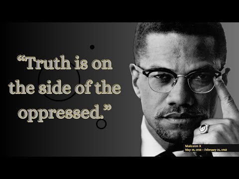 Truth is on the side of the oppressed | Malcolm X Inspirational Quotes