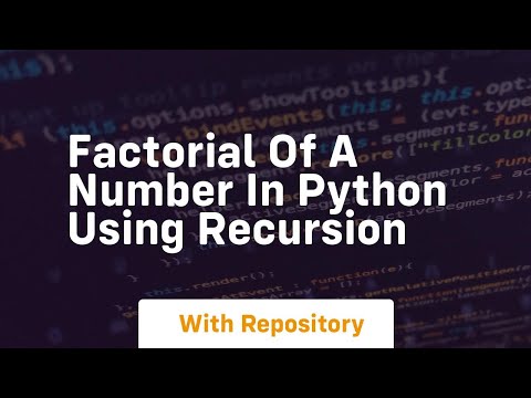 Factorial of a number in python using recursion