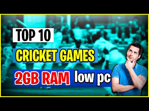 TOP 10 BEST CRICKET GAMES FOR PC || CRICKET GAME FOR PC 2GB RAM || LOW END PC