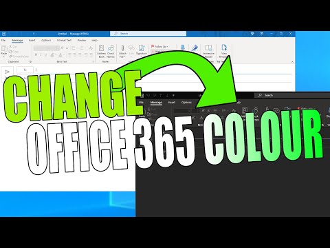 Office 365 Change Theme Colour