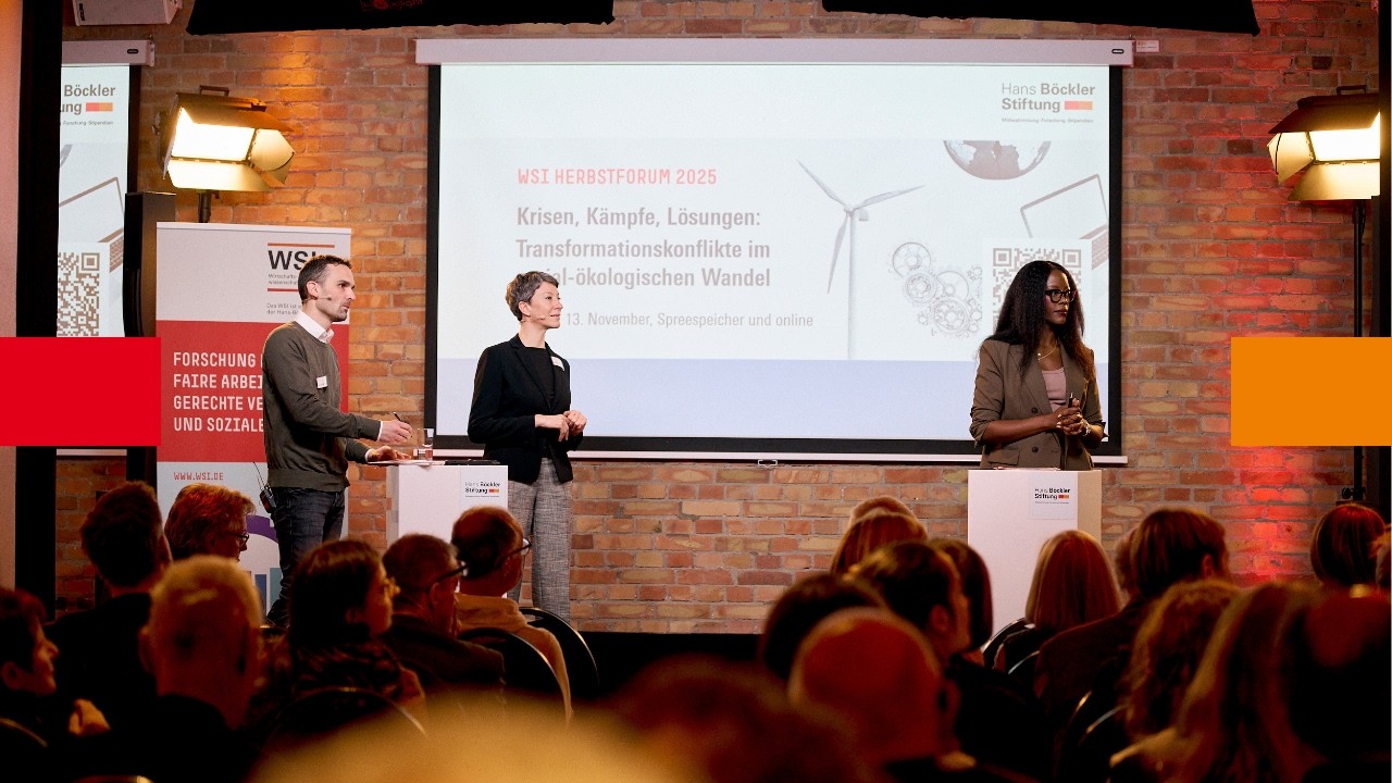 Diskussion zu den Vorträgen zu Transformationskonflikten | WSI-Herbstforum 2025