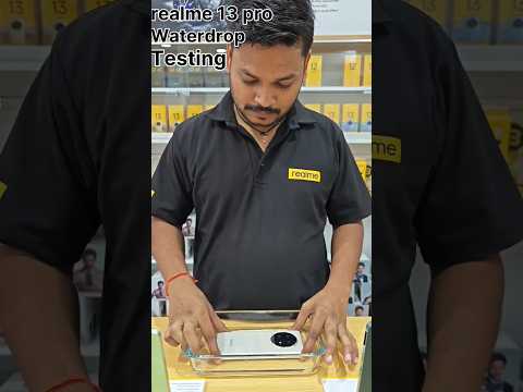 realme 13 pro waterproof test 💦 | realme 13 pro ip65 water & dust resistance #realme #shorts #yt