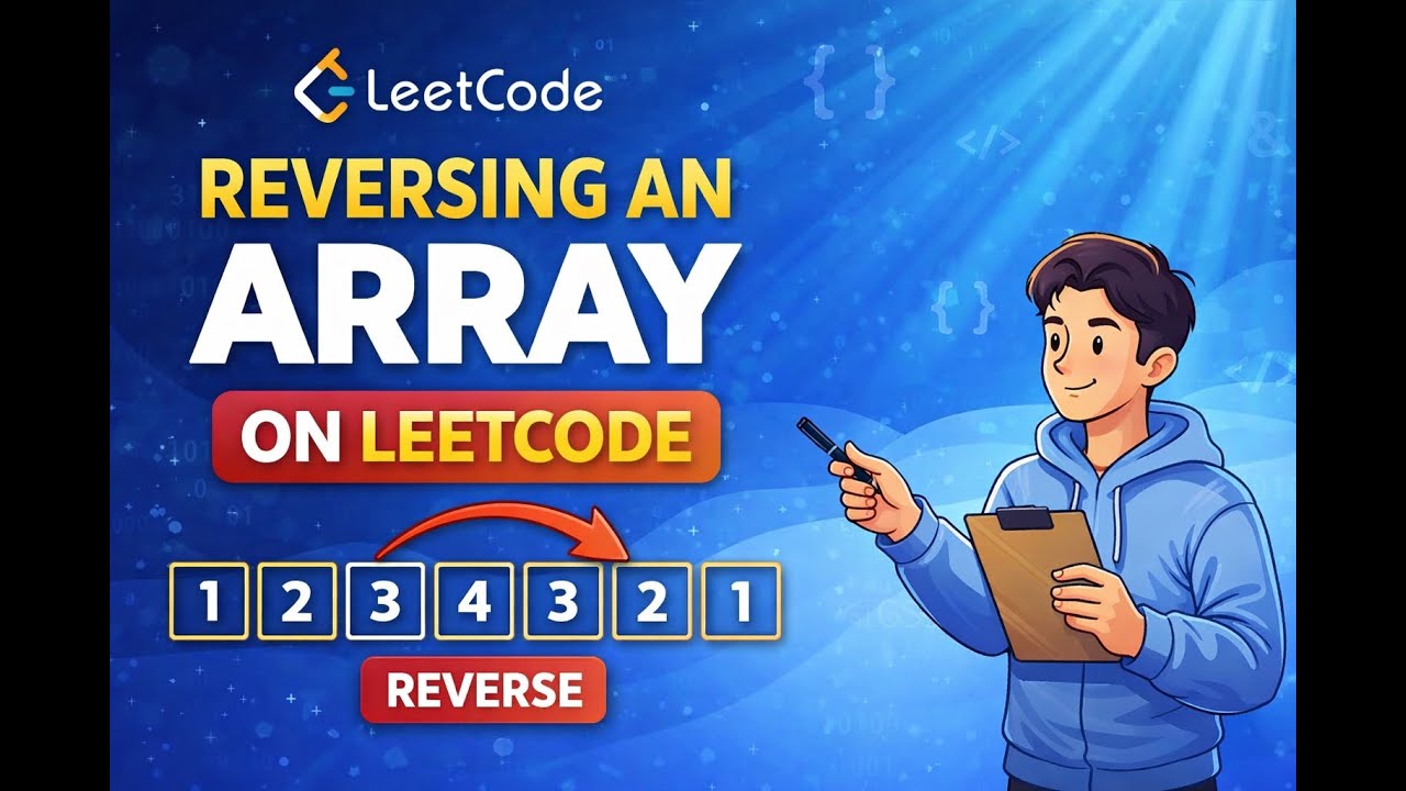 Reverse an Array in C++ | LeetCode Array Problem Solution