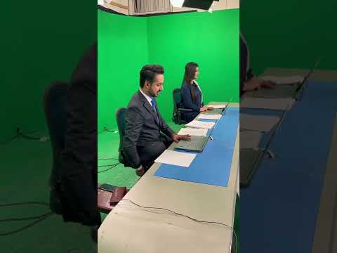 Behind the scene of news anchor🙄New Anchor❗