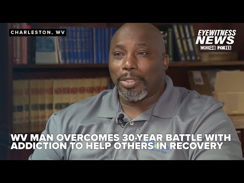 Man in long-term recovery helping others as peer support specialist