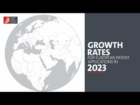 EPO Patent Index 2023: Growth rates for patent applications