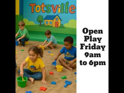 Open Play Friday 9am to 6pm