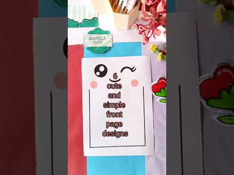 EASY BORDER DESIGNS/PROJECT WORK DESIGNS/CORNER AND SIDE BORDER DESIGN #shehnilakhan