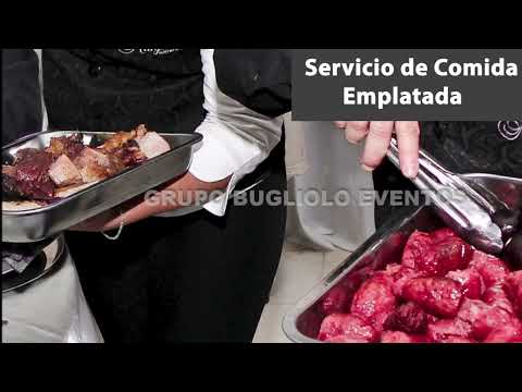 Bugliolo Eventos Servicio de Catering Menu Emplatado