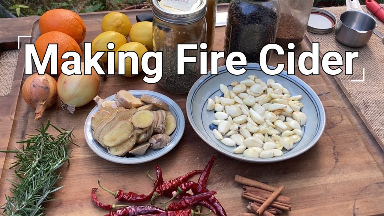 Making FIRE CIDER