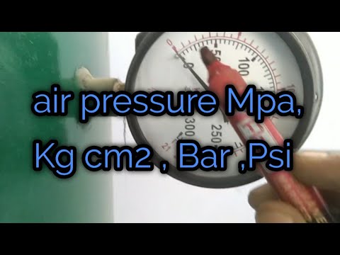 bar, psi, Mpa, kg cm2 pressure gauge // in Hind language// by Sortex tech