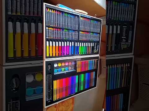 Unboxing new color set with 180 pieces of color #180peices#unboxing #craftworld #ytshorts