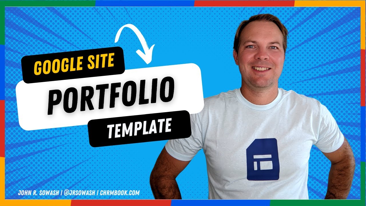 This portfolio template lets students showcase their best work!