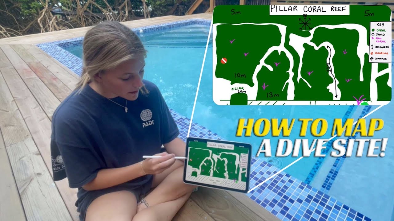 How To Map Dive Sites | PADI Divemaster Mapping Project | Blue Horizon Diving Scuba Diving Pro Tips
