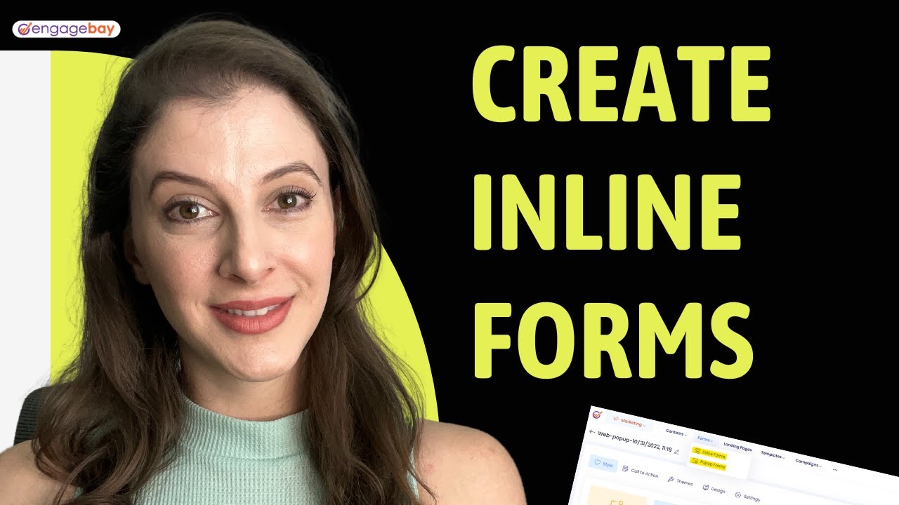 Create Inline Forms/Contact Forms To Capture Leads