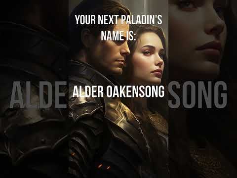 Paladin Names Generator | D&D Quick Inspiration | #dnd #dungeonsanddragons #dnd5e #ttrpg #fantasy