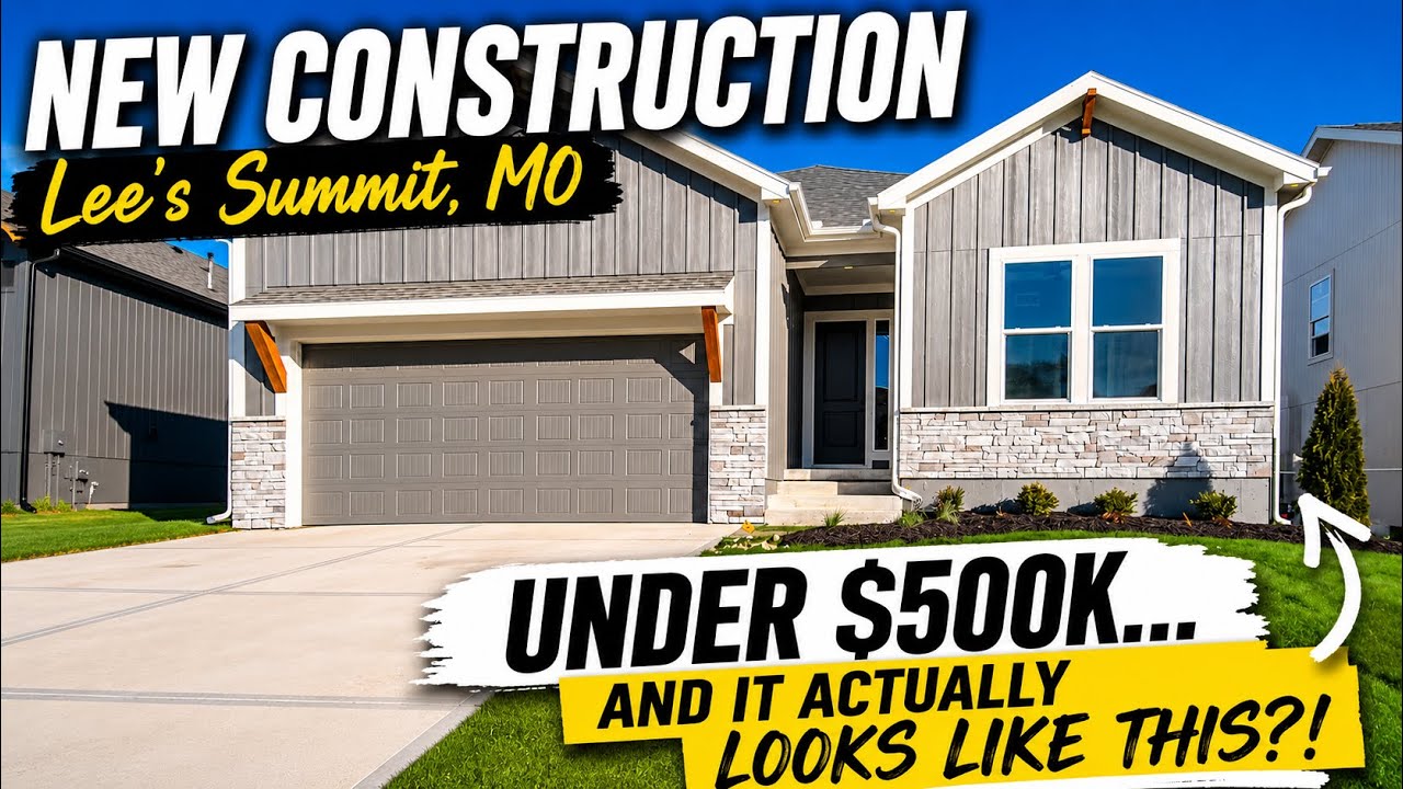 New Construction in Lee’s Summit Under $500K… and it actually looks like this?!