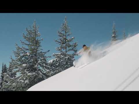 Skiing in the Interior of British Columbia, Canada