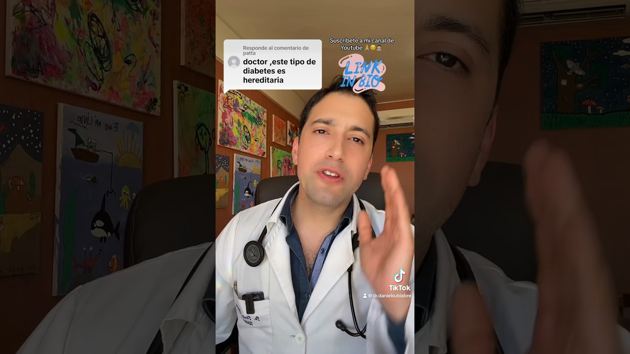 La Diabetes es hereditaria? #diabetes #diabetestipo2 #diabetestipo1 #herencia #genetica #drdanisubi