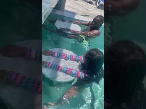 Poolside Competition With Dad At The Hilton Resorts World - Bimini Bahamas | The Delcins